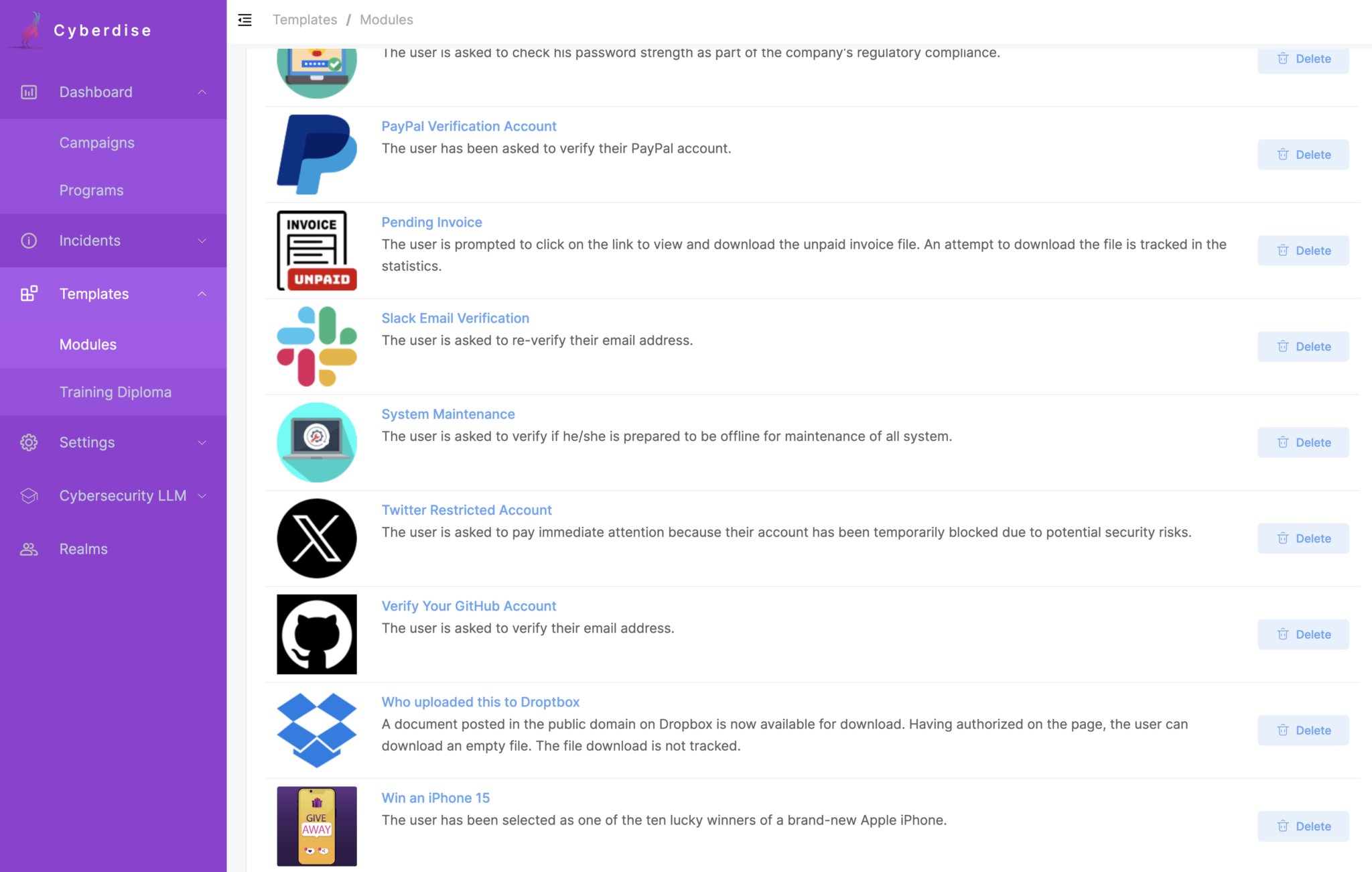 Cyberdise Version 1.3 Phishing Simulation AI Assistant | Cyberdise AG
